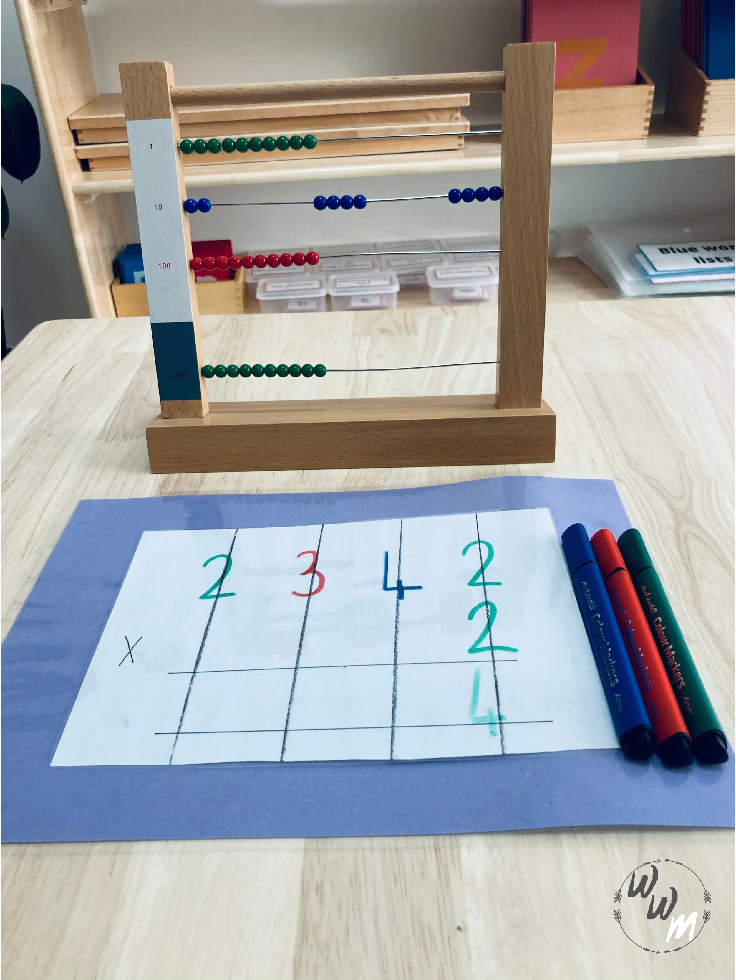 Static multiplication with the Abacus in Montessori — The Wonderful ...
