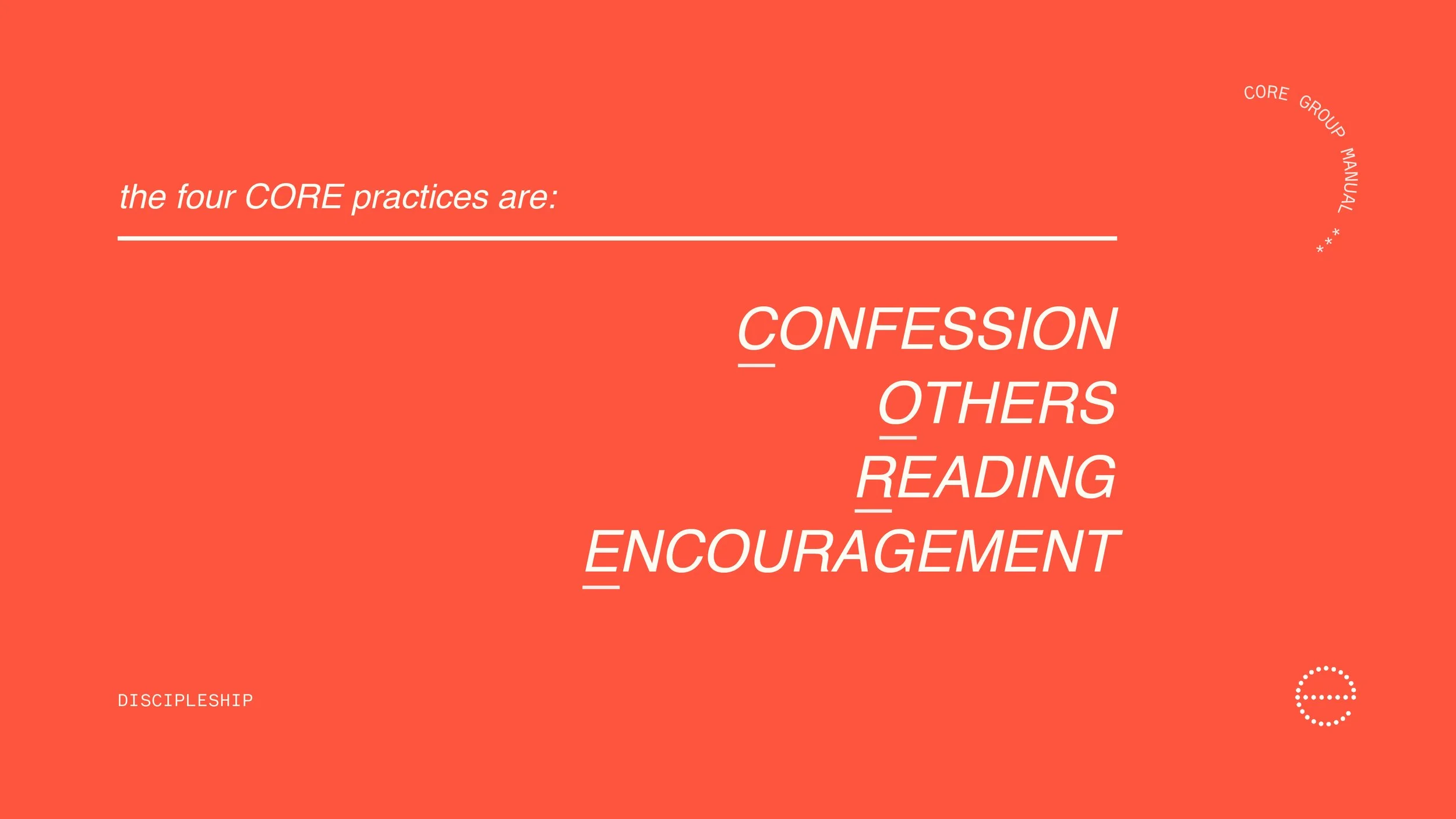 core groups — Emmanuel Church London