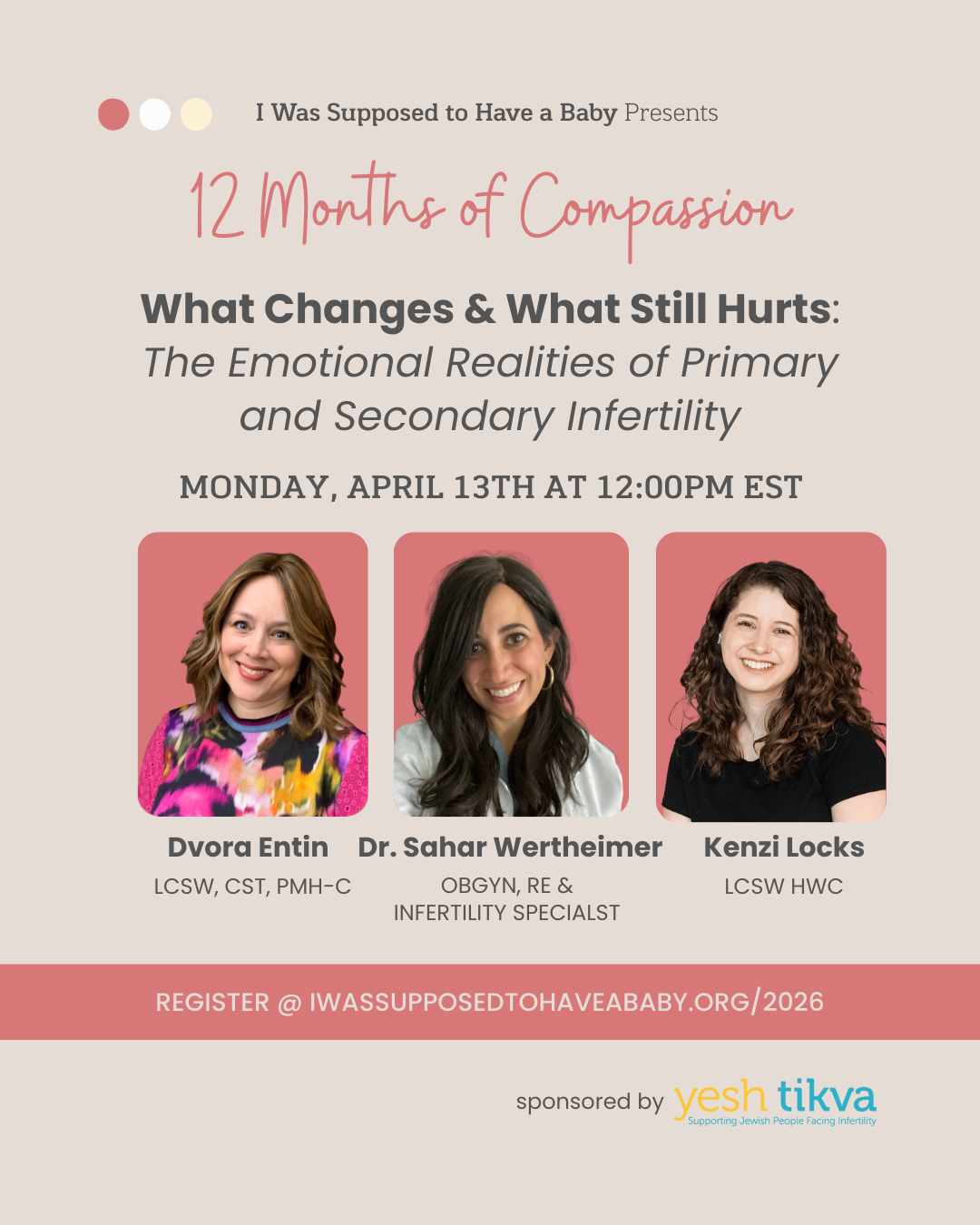 12 Months of Compassion — I Was Supposed To Have A Baby