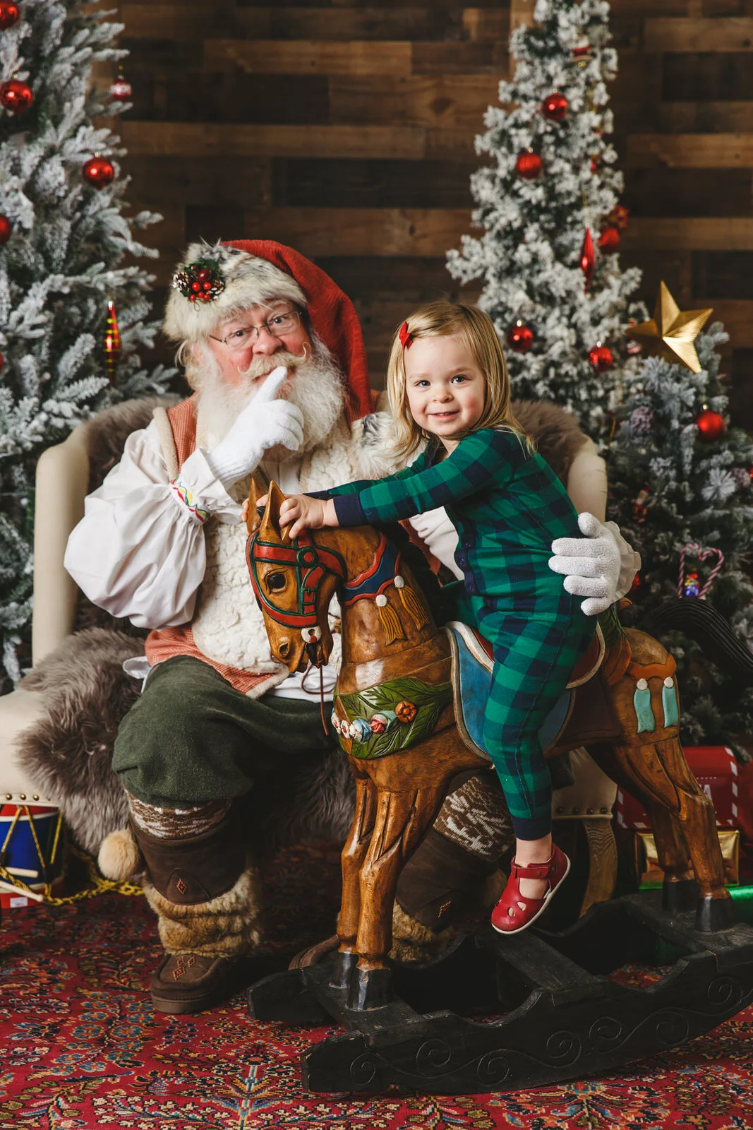 Santa Photos Seattle | Classic Santa Portraits | SATYA PHOTOGRAPHY