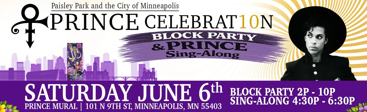 Celebration 2026 - Block Party & Prince Sing-Along Paisley Park ...