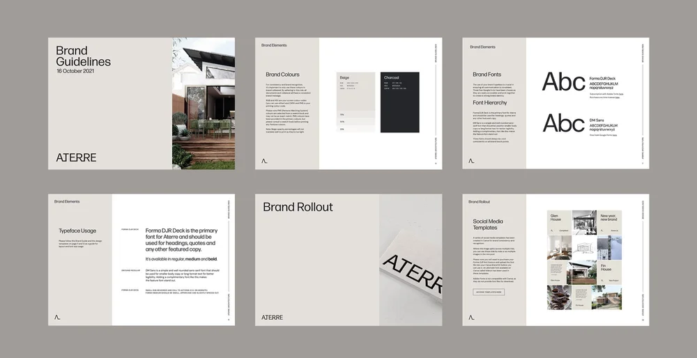 Louise Crozier Design | Brand Design Studio — Aterre Architecture