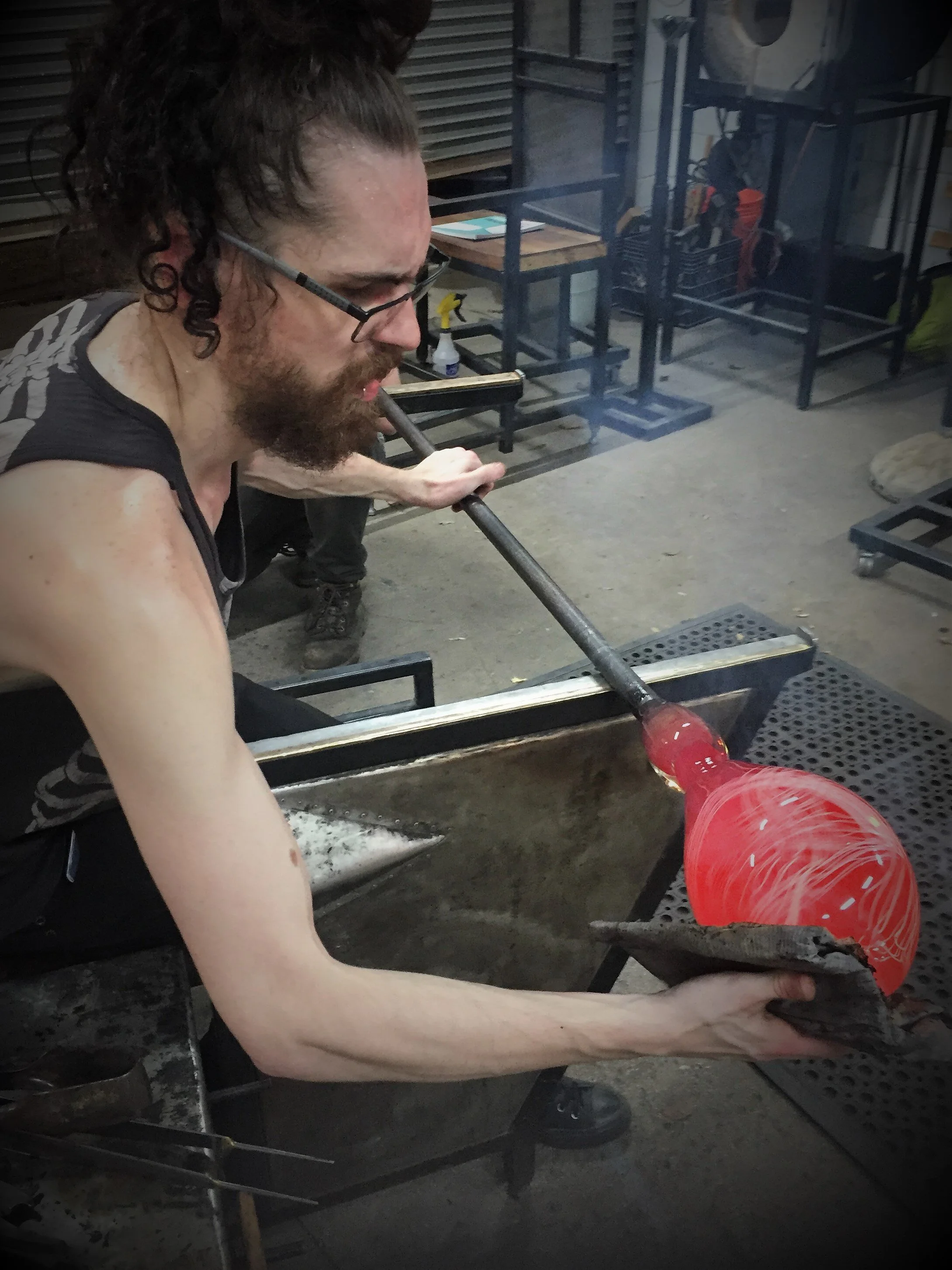 Glass Blowing in Action | Glass Artist | Illinois | Wisconsin — Connor ...