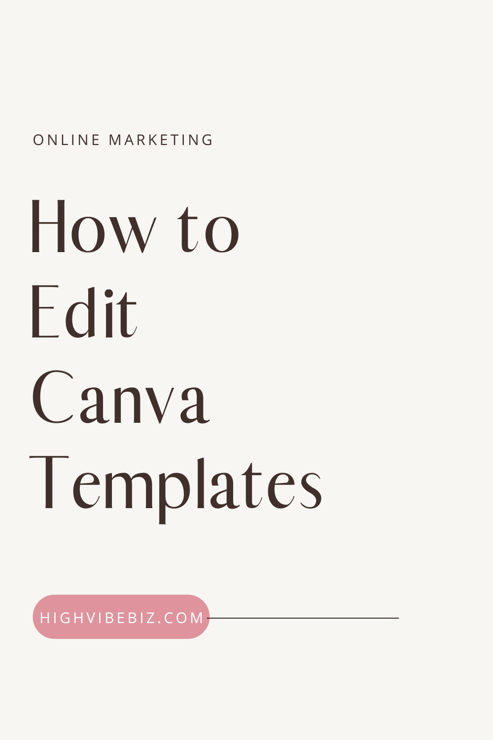 How to Edit Canva Templates
