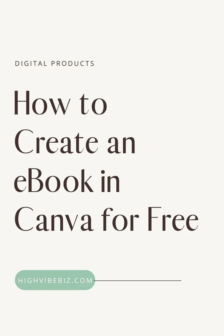How to Create an eBook in Canva