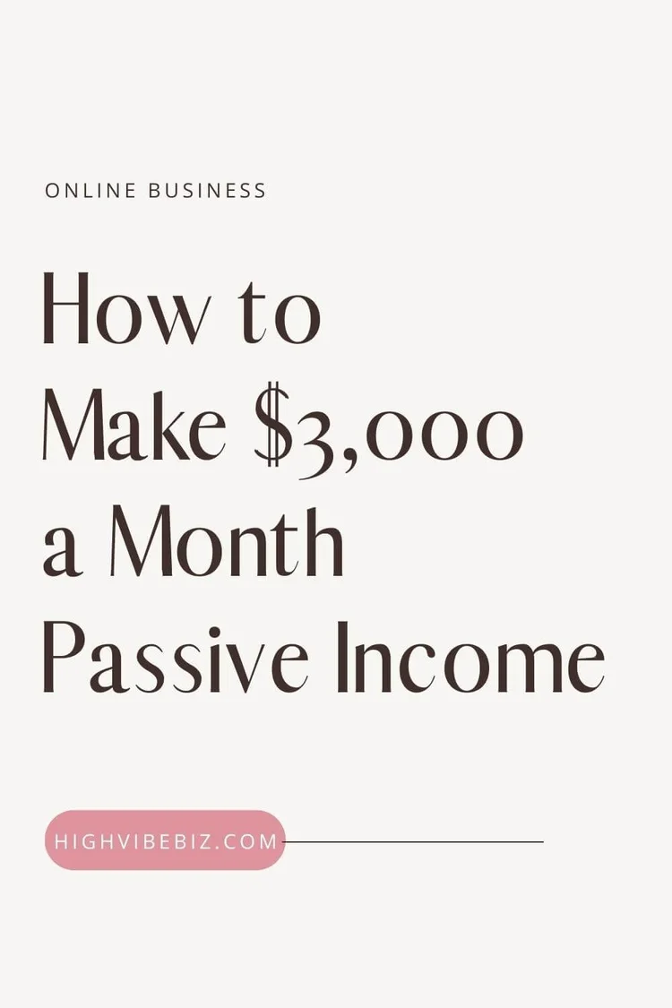 How to Make $3,000 a Month - Passive Income Strategy