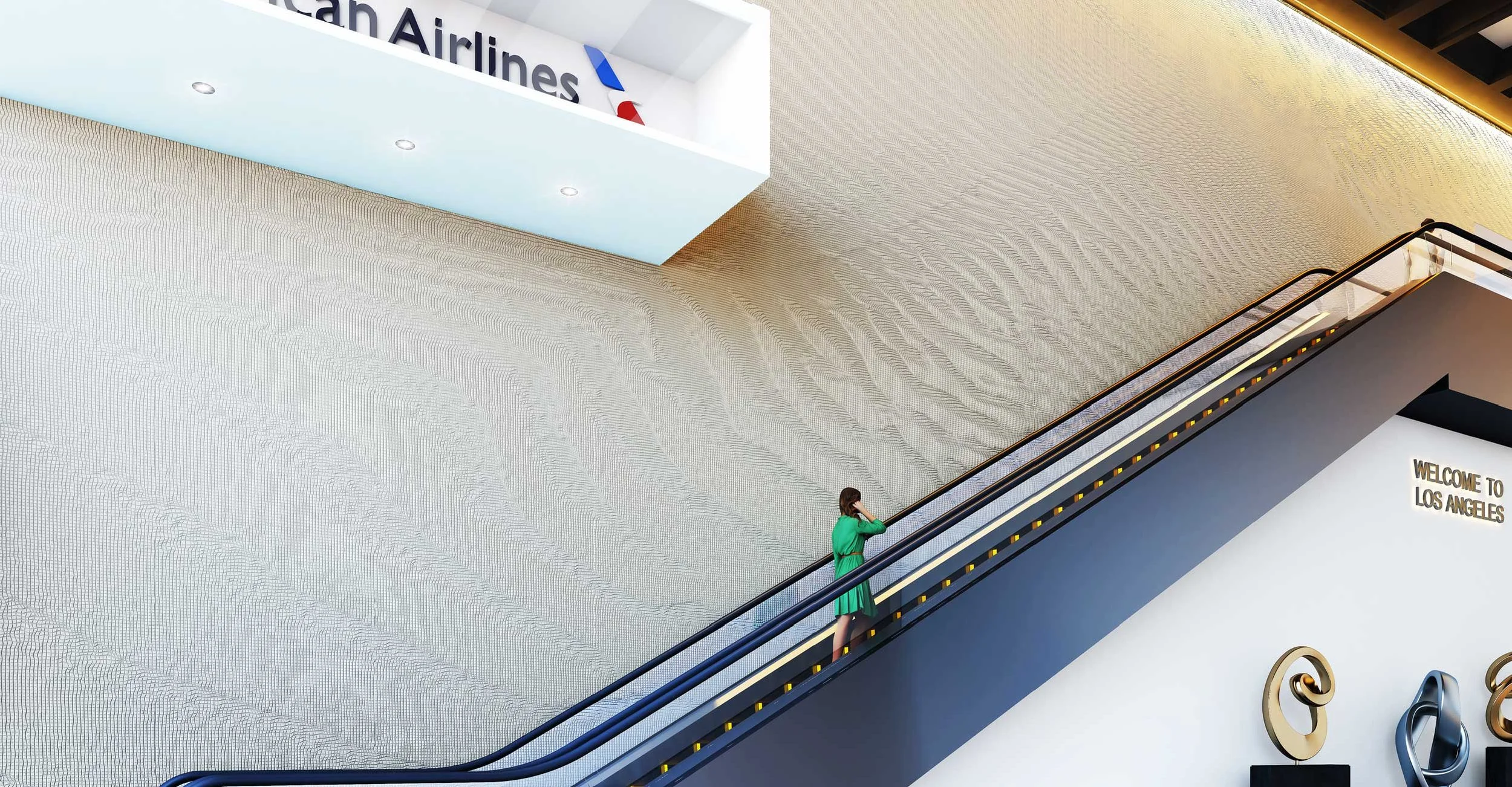 American Airlines Terminal LAX | Project | Mario Romano Walls