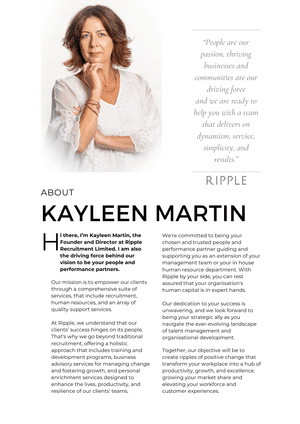 Kayleen M. Martin — RIPPLE