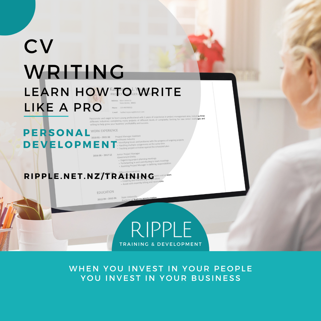 CV Writing - Learn How To Write Like A Pro — RIPPLE