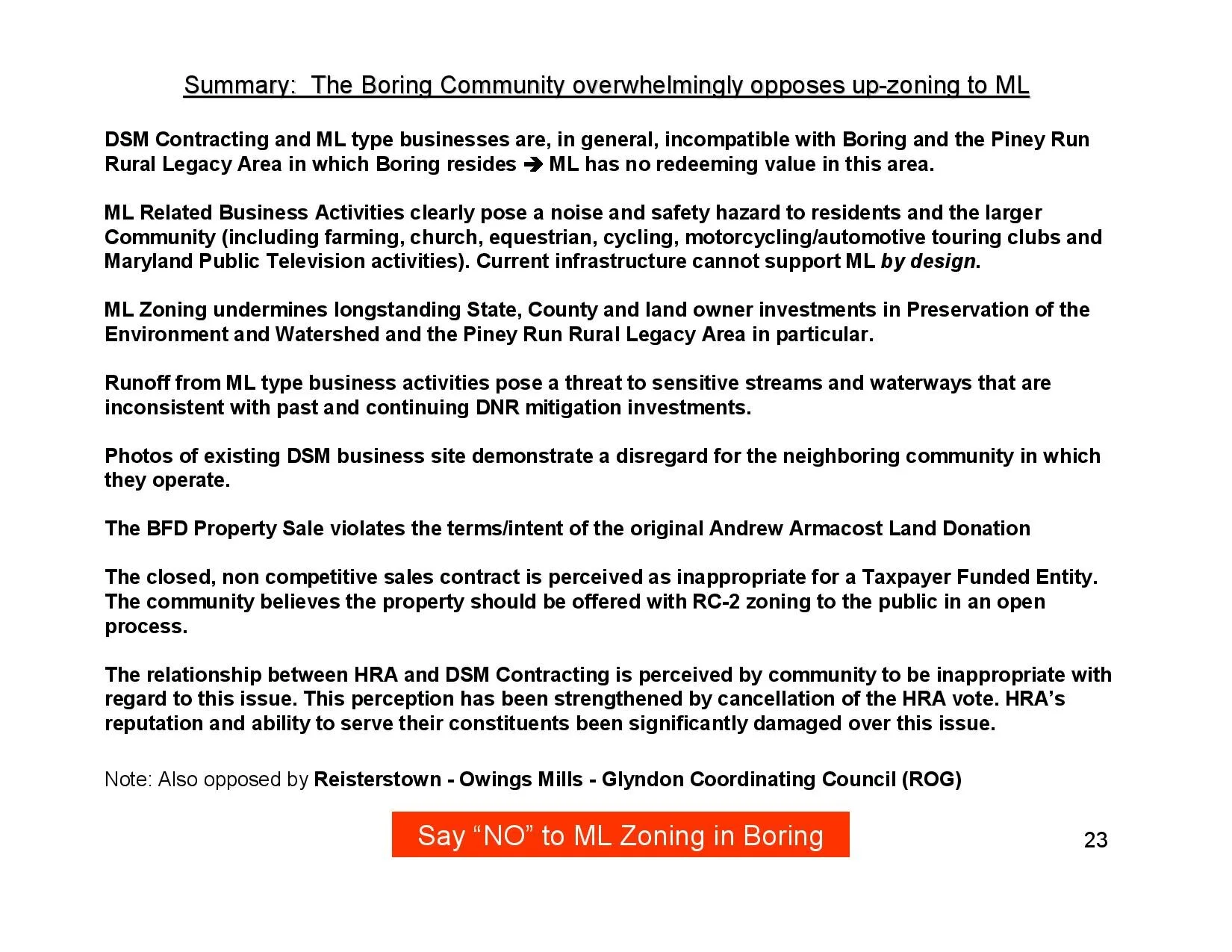 Newsletter — Boring Community Association