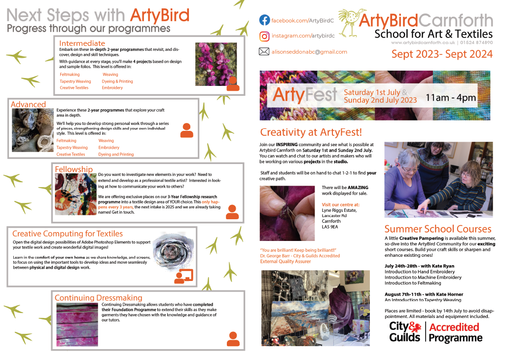 ArtyBird Carnforth School for Art & Textiles