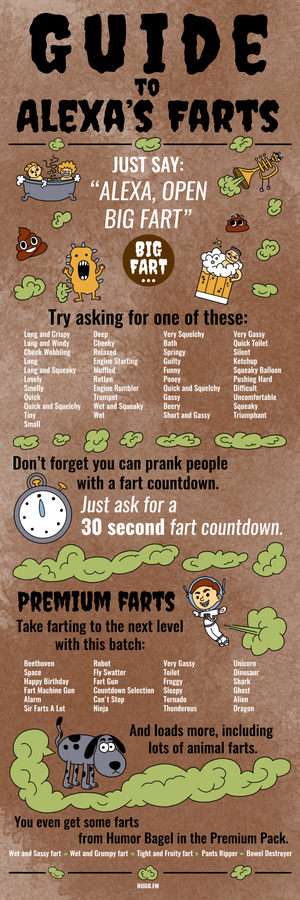 "Alexa, Enable Big Fart" — HUGO.FM