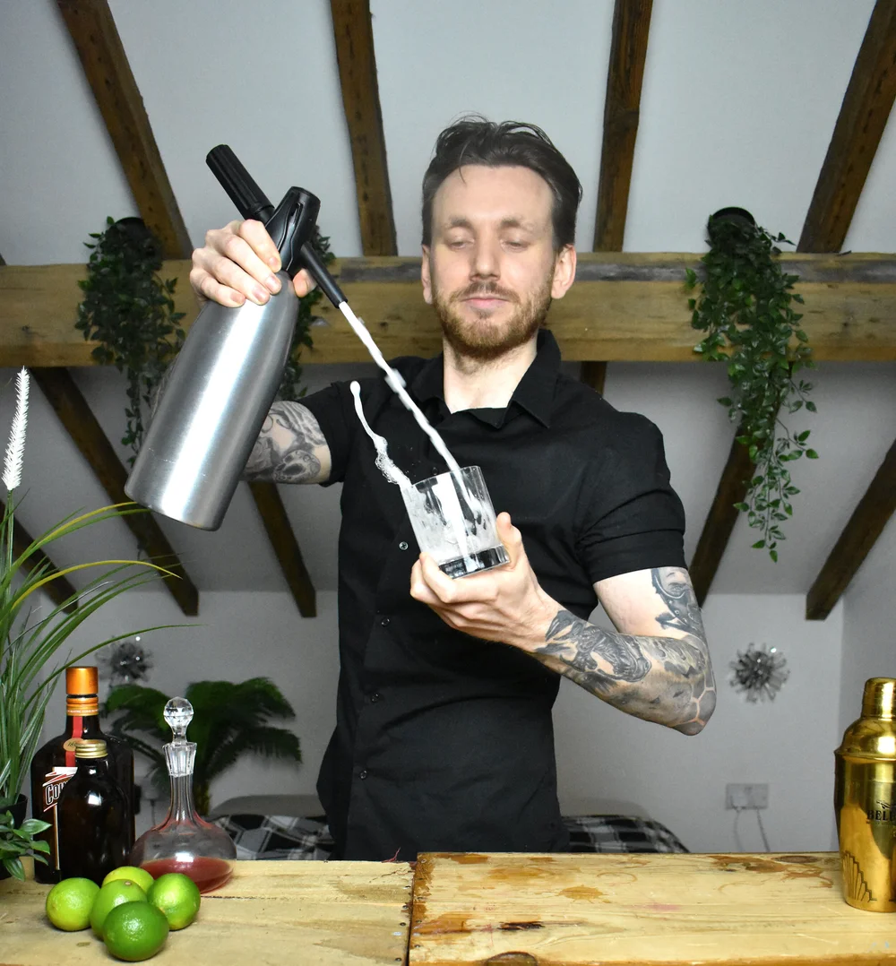 Milk Punch Clarified Cosmopolitan and Carbonated Pre-Batch — Smartblend