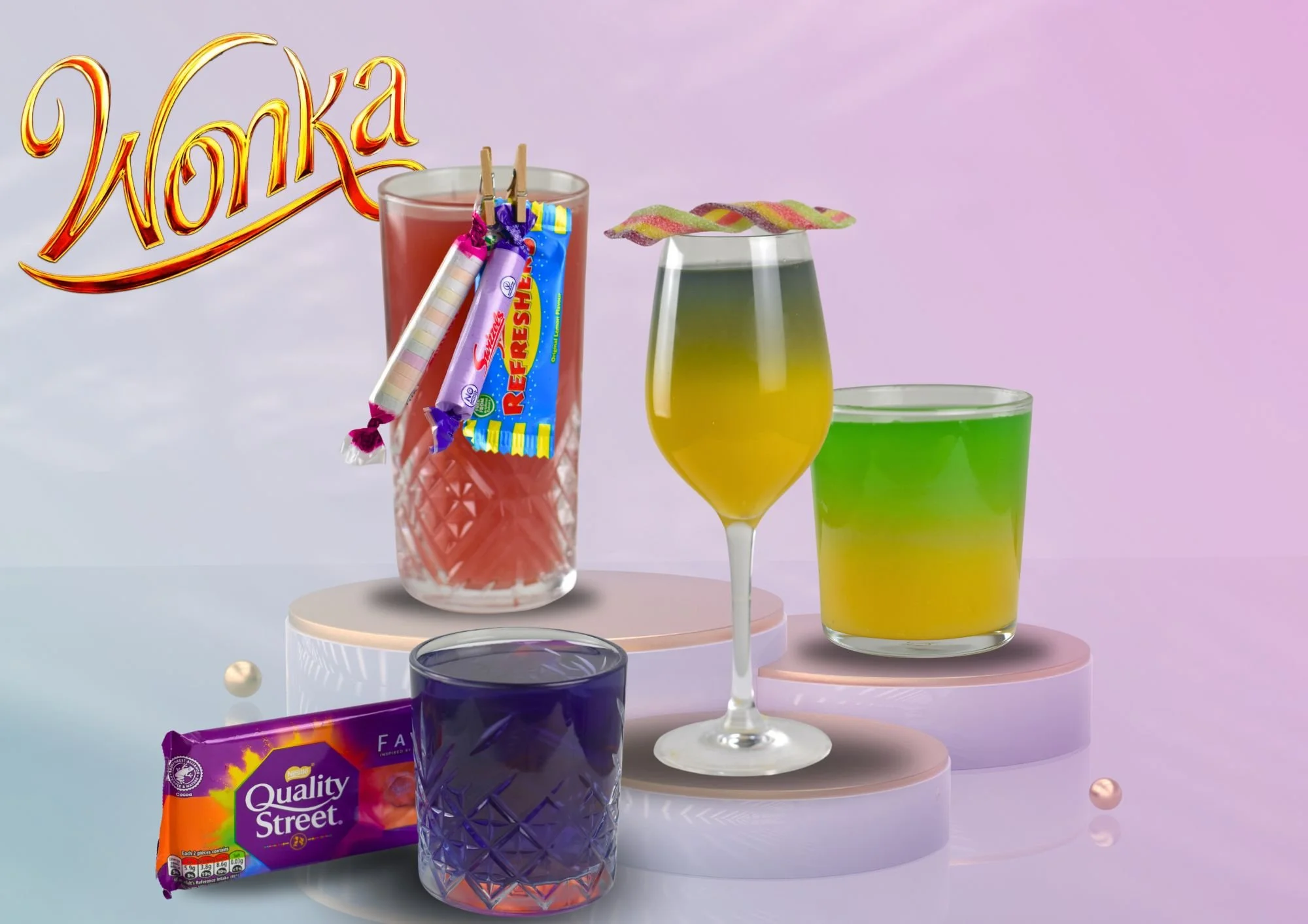 Fizzy Lifting Drink - A Willy Wonka Inspired Cocktail — Smartblend