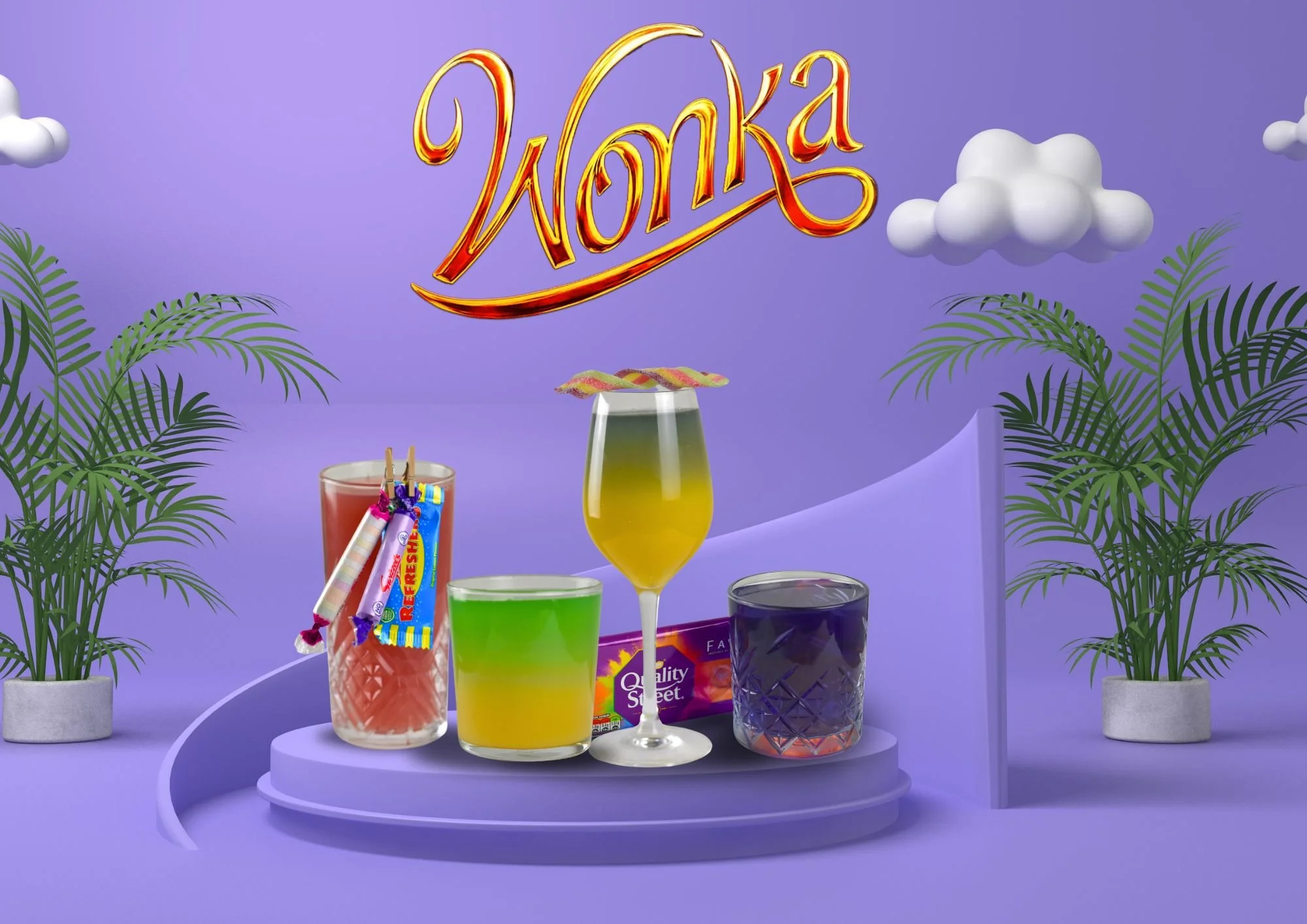 Fizzy Lifting Drink - A Willy Wonka Inspired Cocktail — Smartblend
