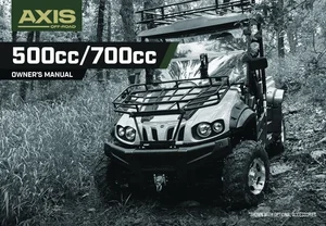 Owner's Manual — Axis Offroad | Utility Vehicles | Lowe's