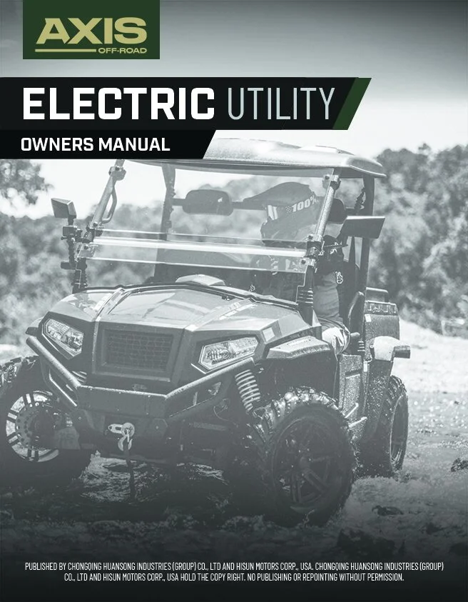 Owner's Manual — Axis Offroad | Utility Vehicles | Lowe's