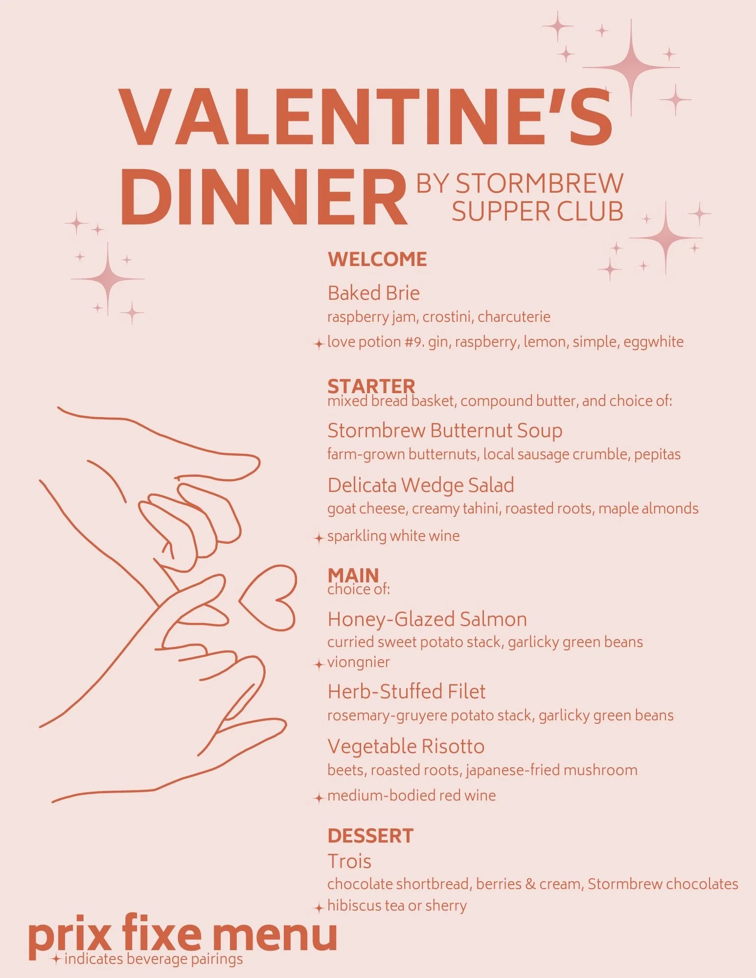 Valentine's Prix Fixe Dinner presented by Stormbrew Supper Club ...