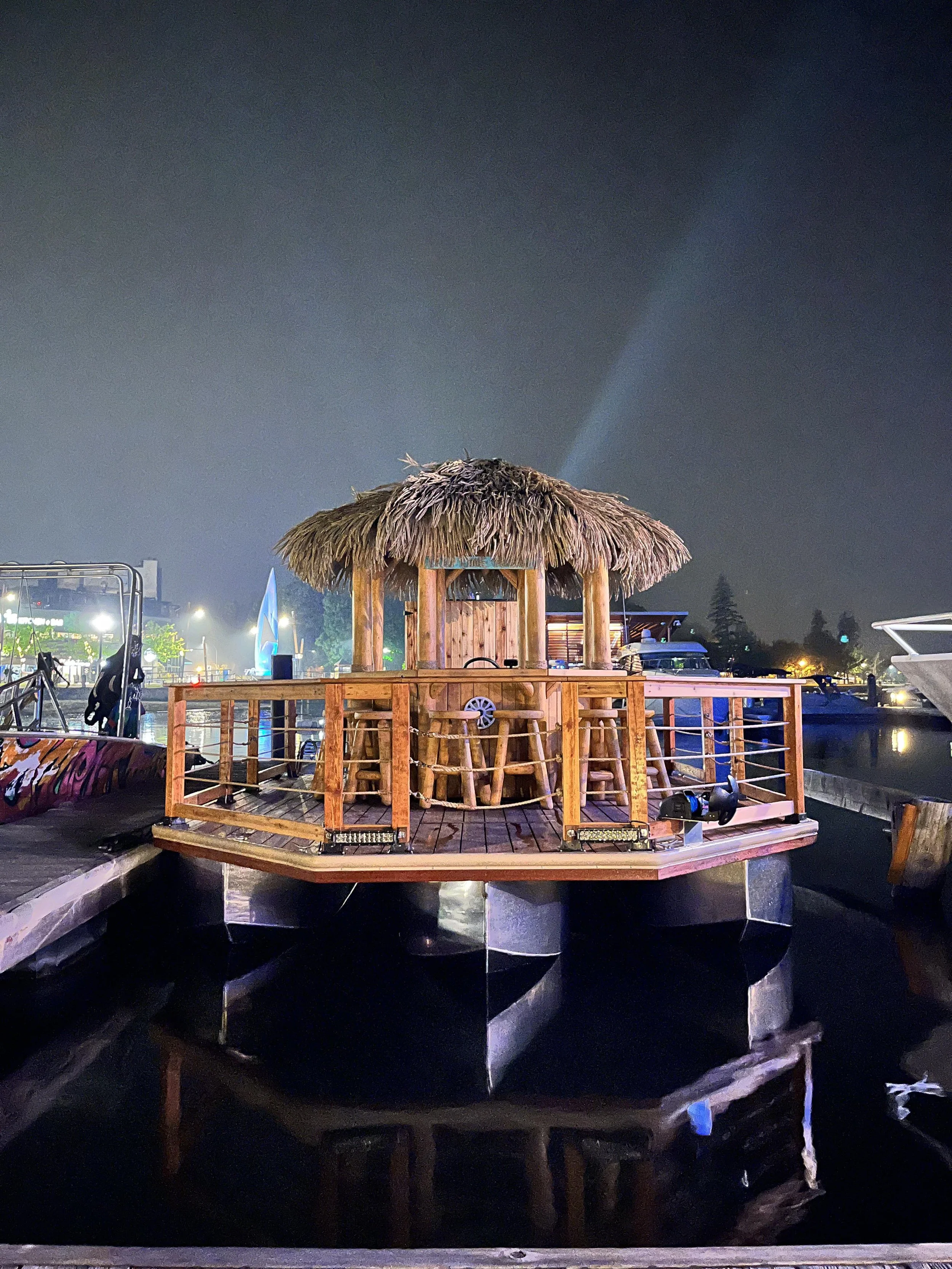 Tiki Boat Lake Cruise - Private Charter — Tiki Time Tours