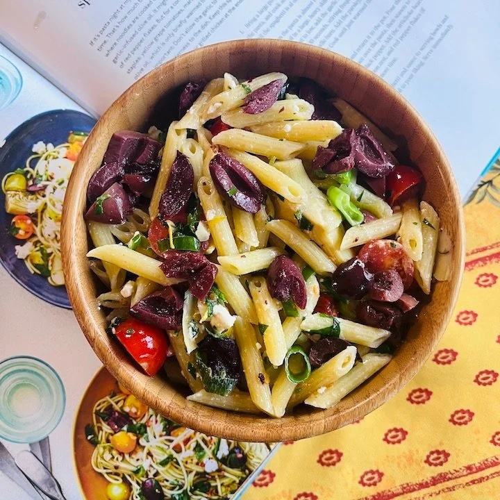 Mediterranean Pasta • A Rainbow A Day