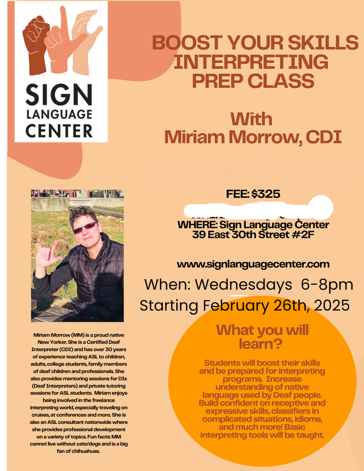Events & Workshops — Sign Language Center