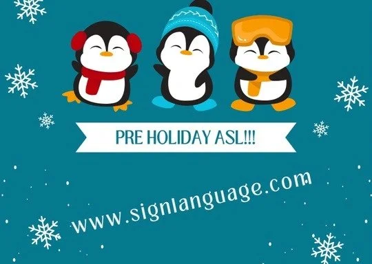Pre-Holiday ASL Immersion: Learn Sign Language in Just 3 Days! — Sign ...