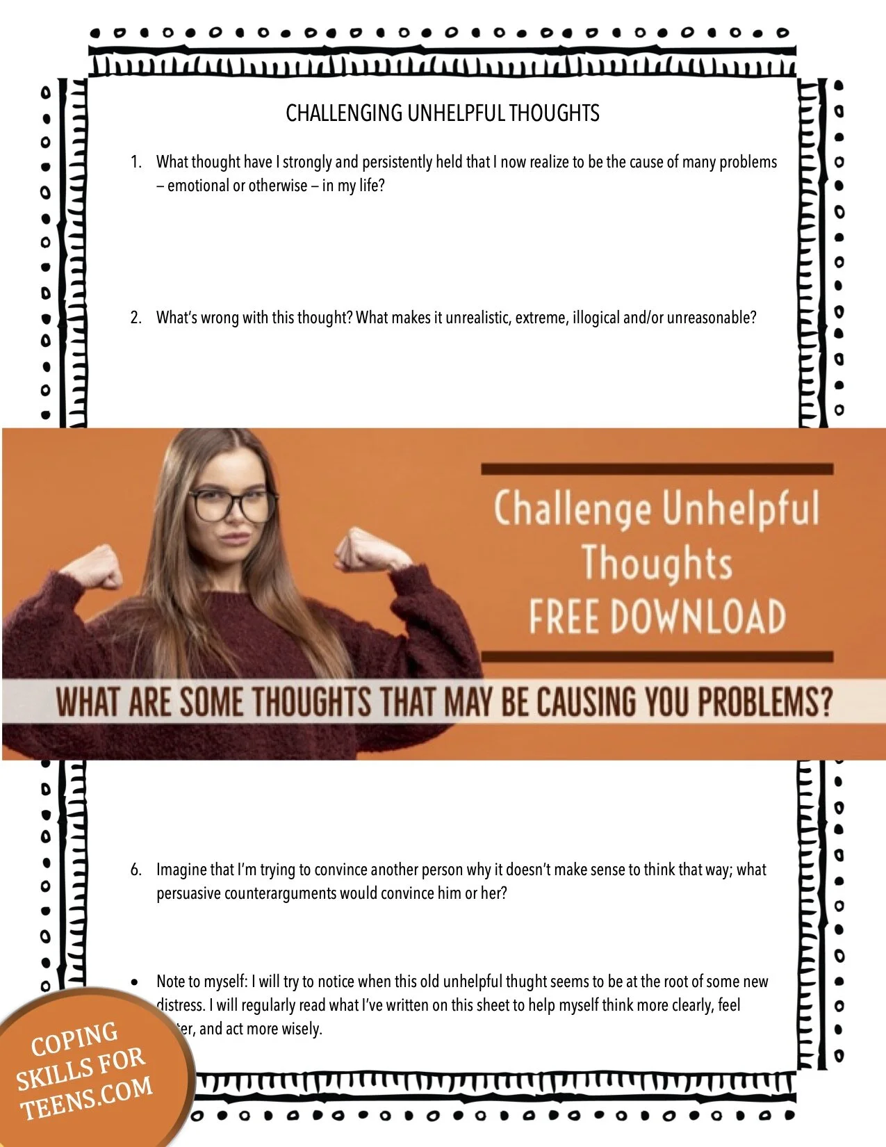 Coping Skills For Teens