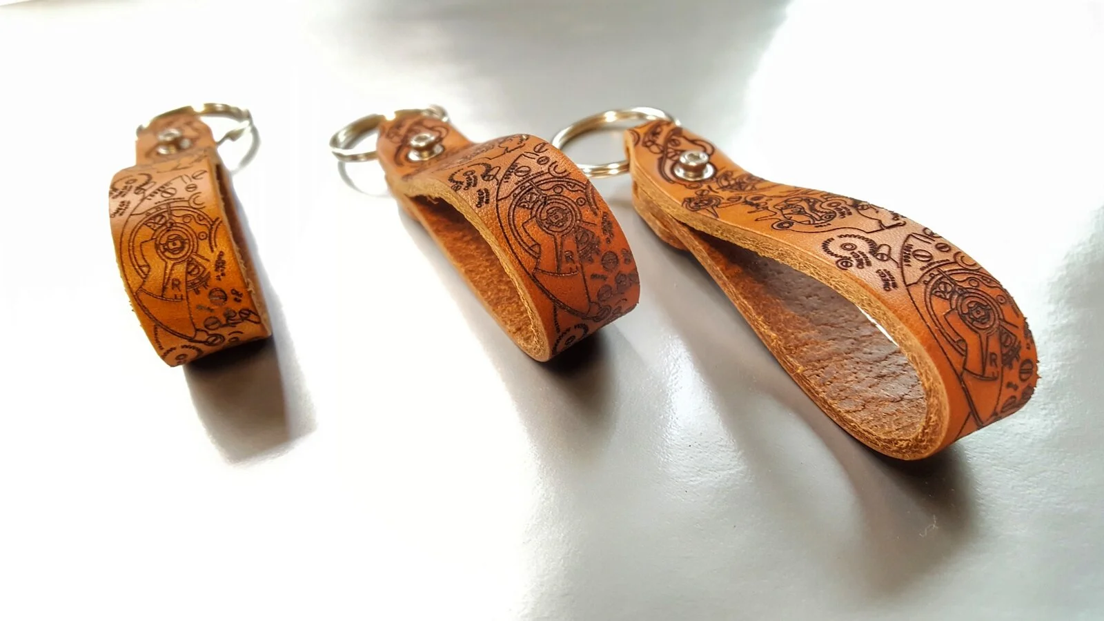 Cal 321 key fob ~ leather — GasGasBones.com