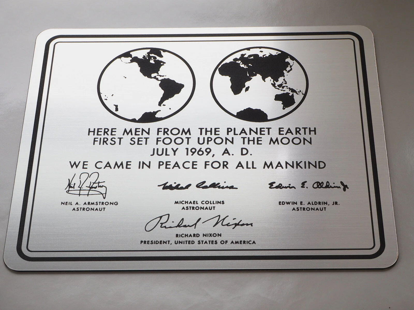 Apollo Moon Plaque — GasGasBones.com