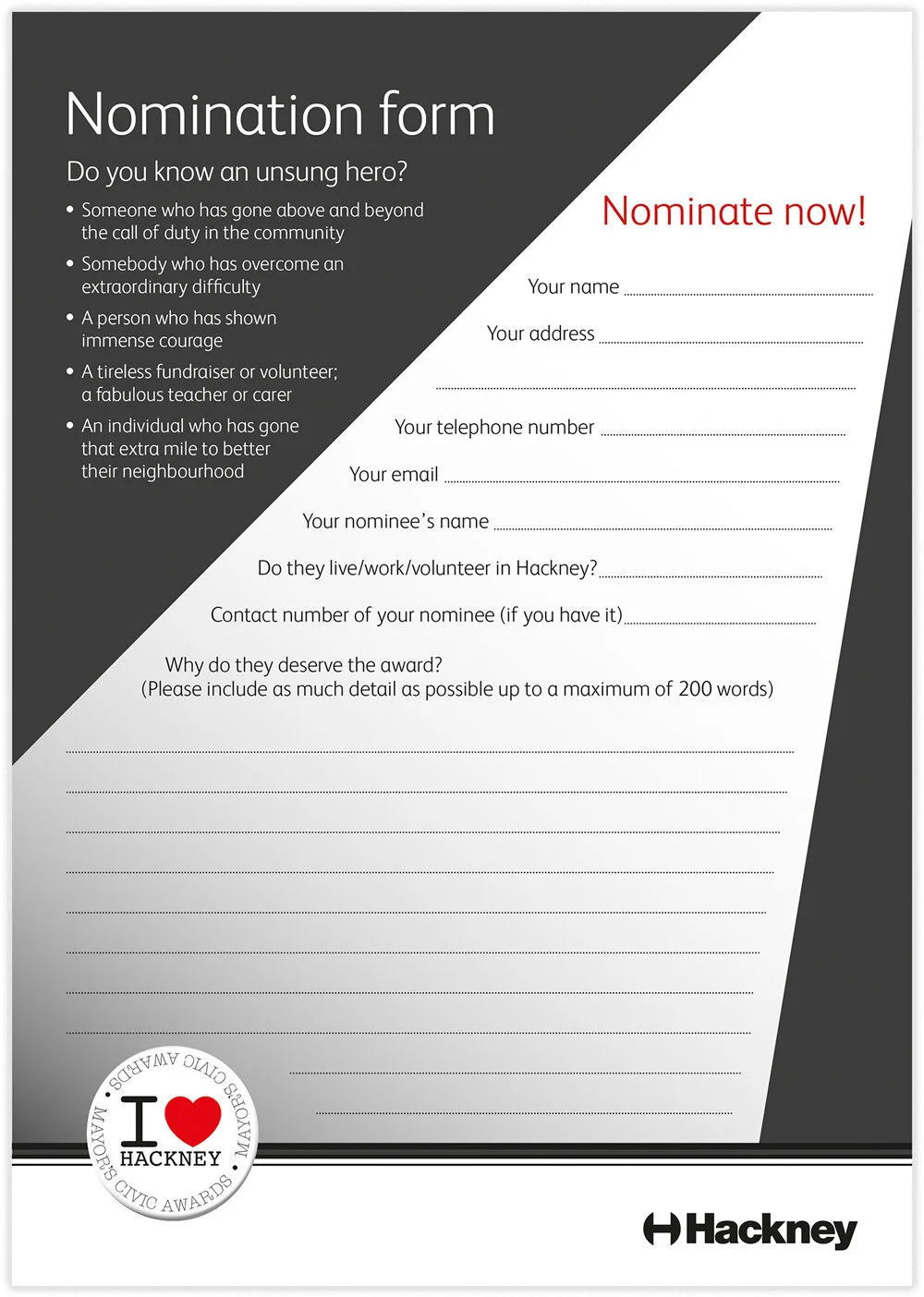 I love Hackney — Hackney Design Studio