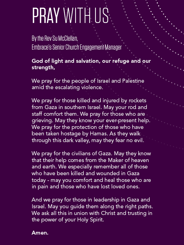 Prayers for peace in the Middle East — Embrace the Middle East