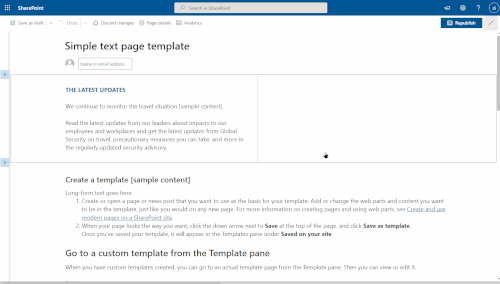 5 tips for creating delightful SharePoint pages — Gravity Union