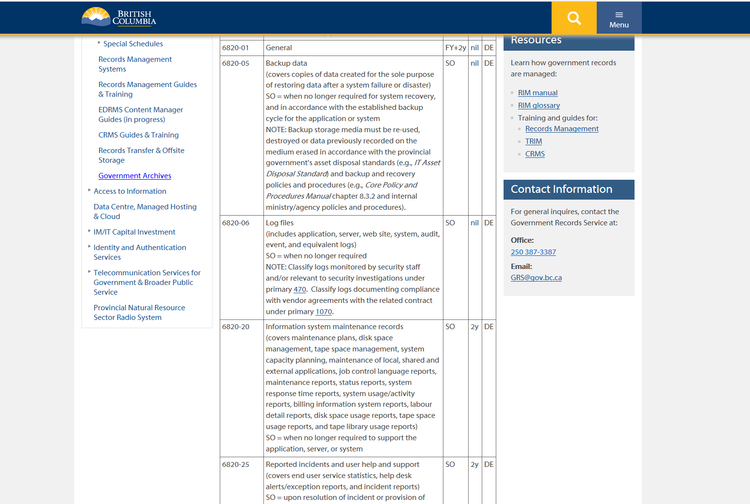 Implementing the ORCS and ARCS file plan with Collabware CLM — Gravity Union