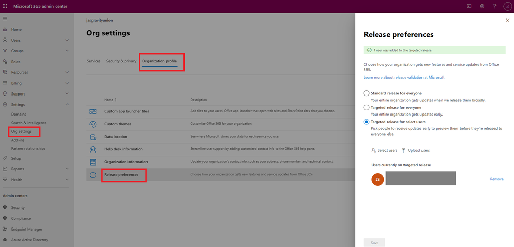 Manage changes in Microsoft 365 with Preview Channels — Gravity Union