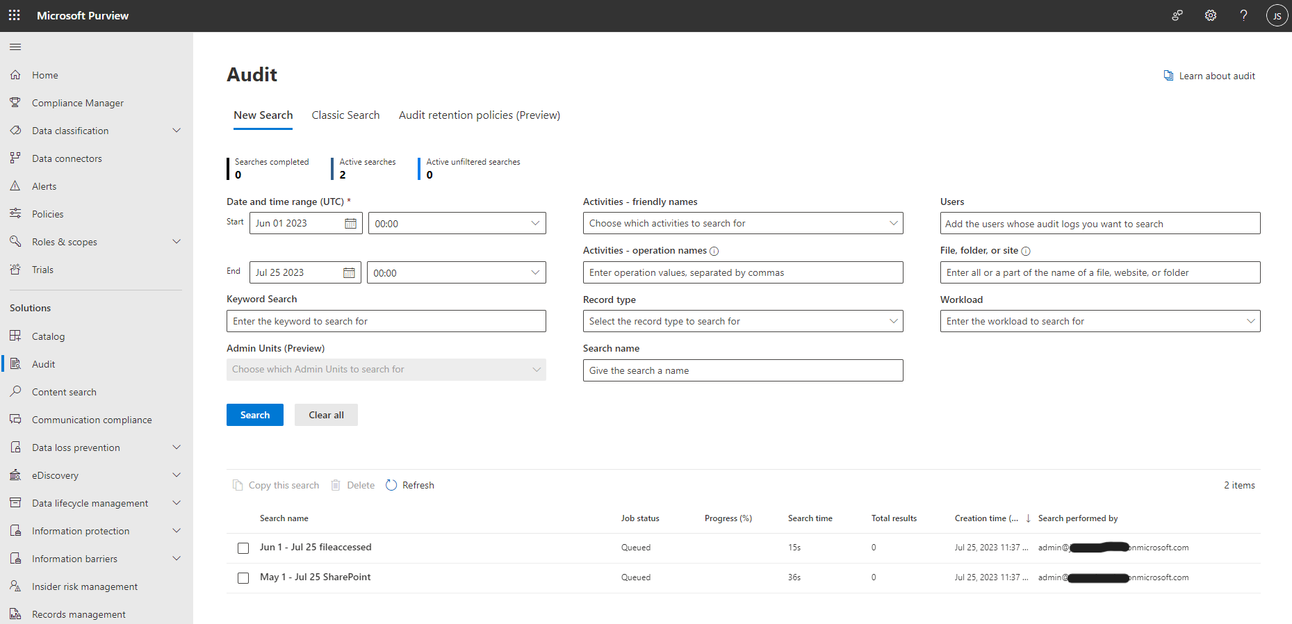 Microsoft Purview Audit: longer retention period and other updates ...