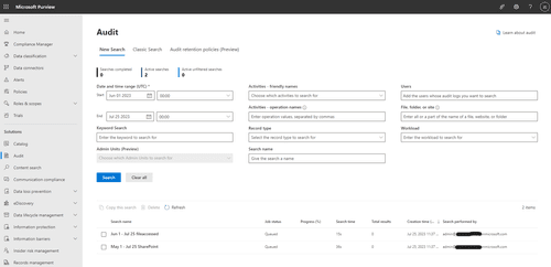 Microsoft Purview Audit: longer retention period and other updates ...