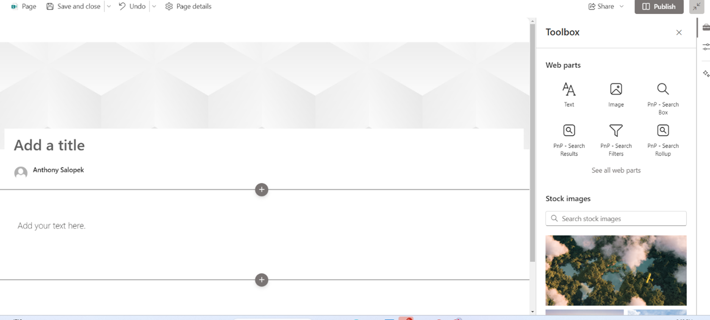 How to Configure a Simple PnP Search on a SharePoint Site — Gravity ...