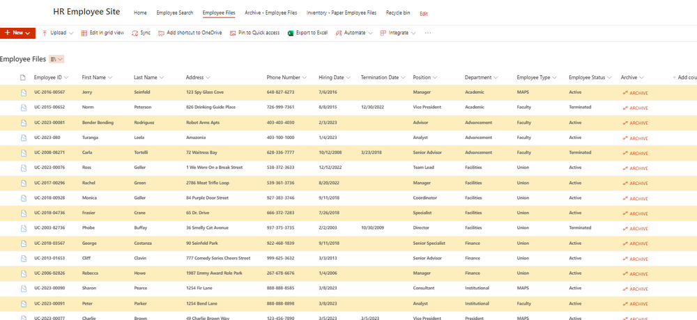 Manage employee files with Microsoft 365 and SharePoint — Gravity Union