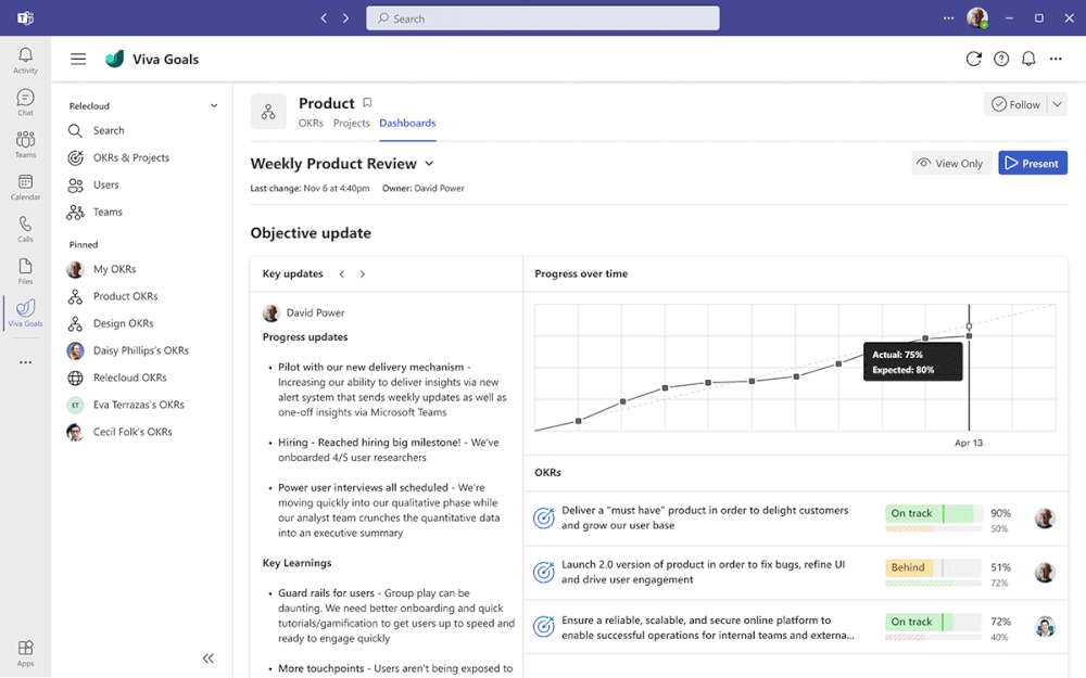 Using Viva Goals with culture and process to help your team row ...
