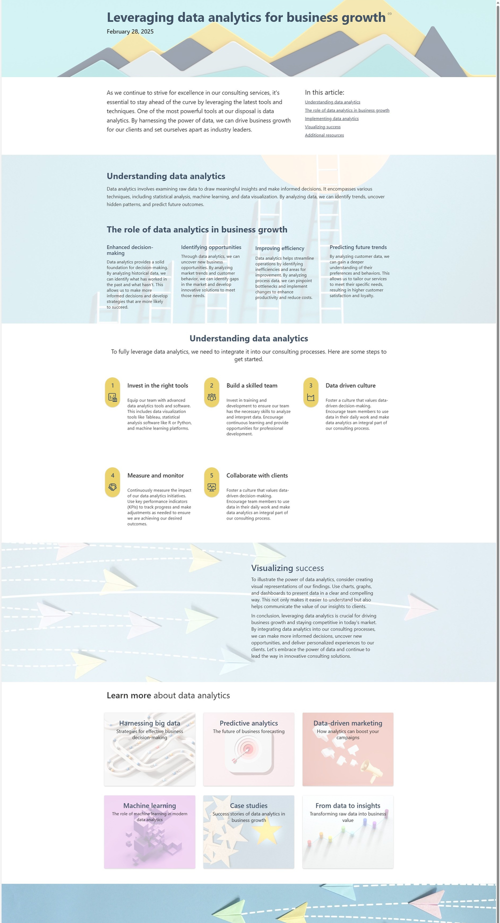 SharePoint page templates: Highlights from the updated gallery ...
