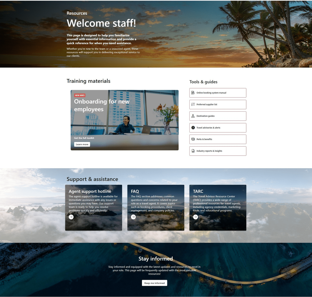 SharePoint page templates: Highlights from the updated gallery ...