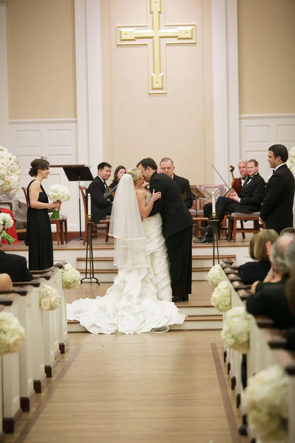 Courtney & Justin at Perkins Chapel — Gyros String Quartet