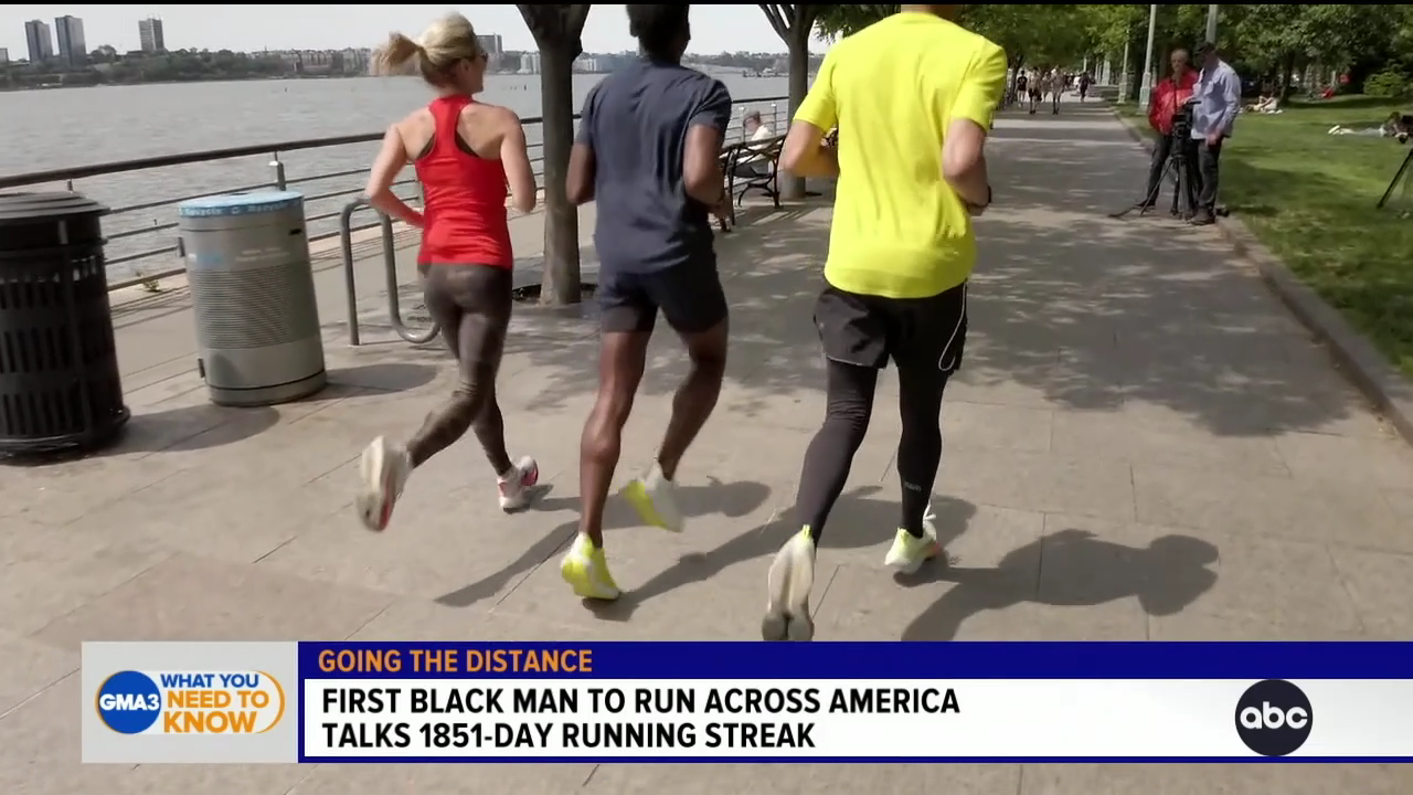 Amy Robach running (6/9/2022) — Newswomen
