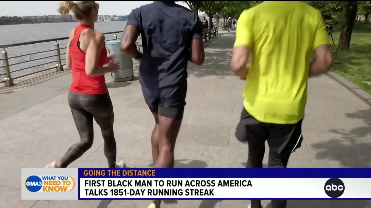 Amy Robach running (6/9/2022) — Newswomen
