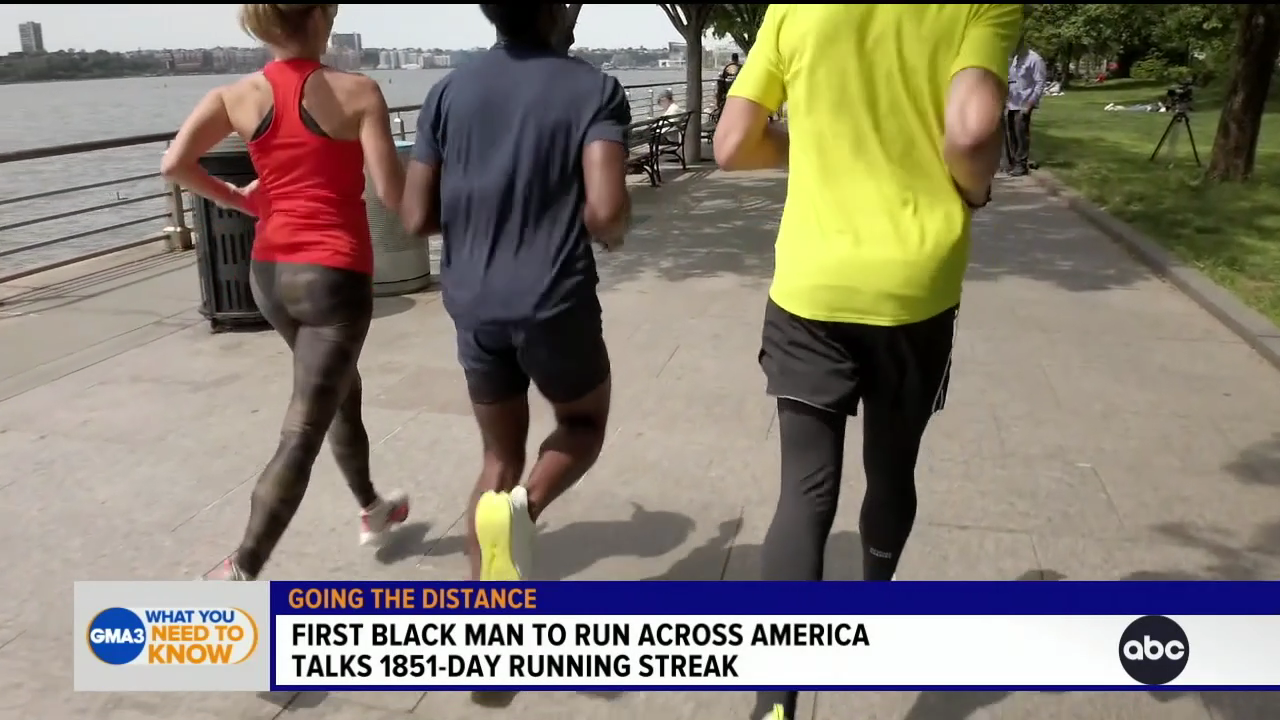 Amy Robach running (6/9/2022) — Newswomen