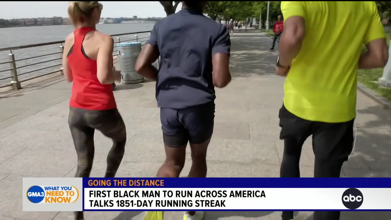 Amy Robach running (6/9/2022) — Newswomen