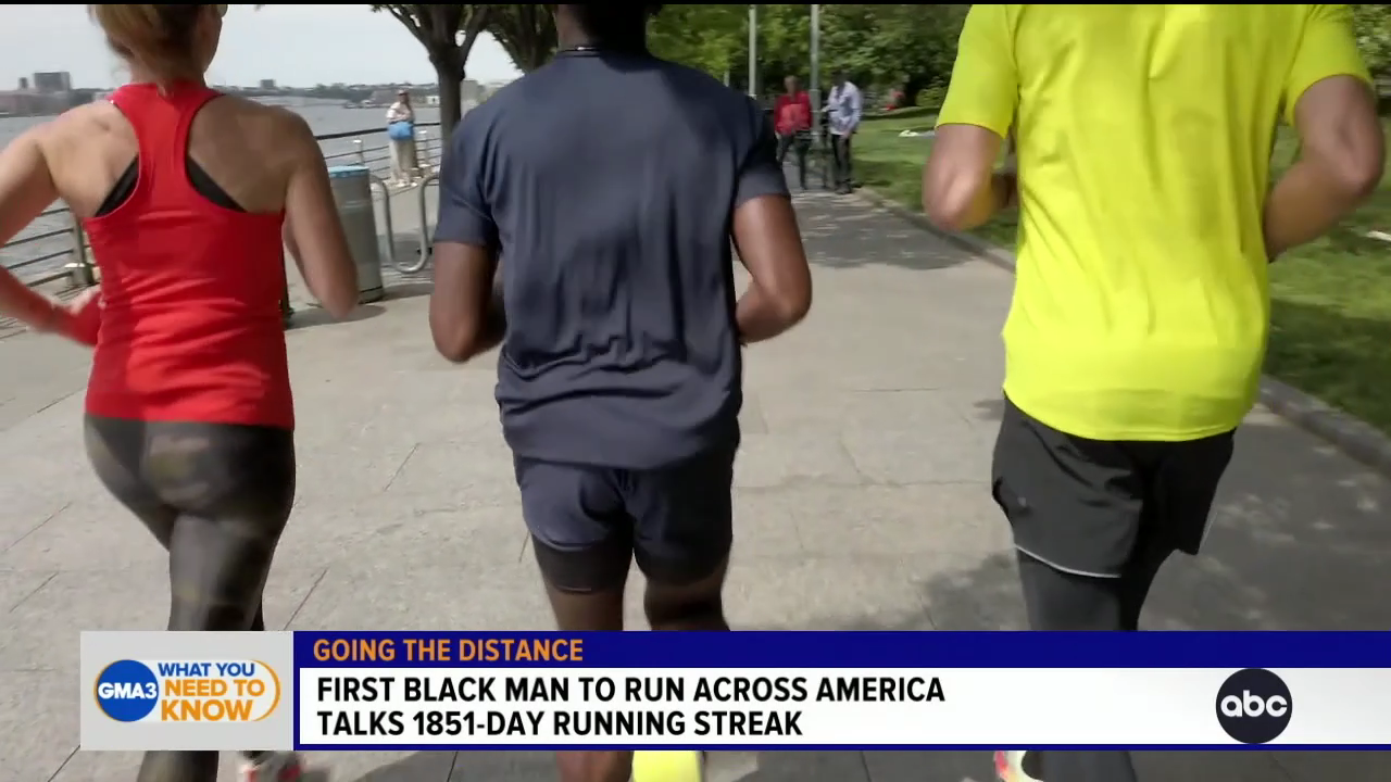 Amy Robach running (6/9/2022) — Newswomen