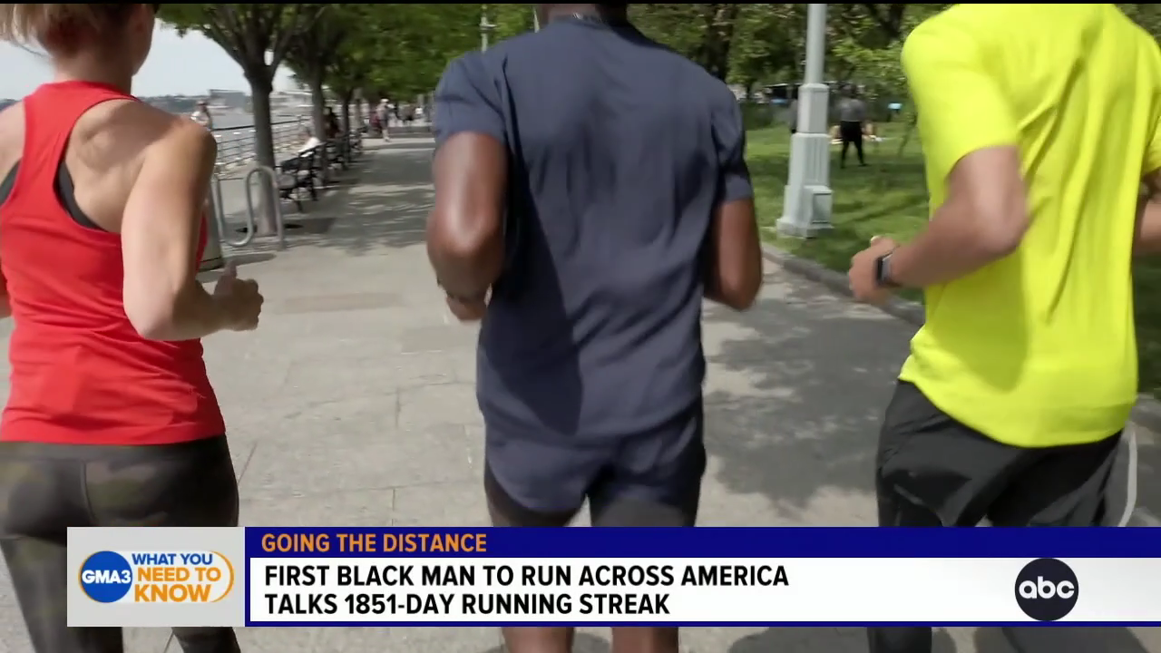 Amy Robach running (6/9/2022) — Newswomen