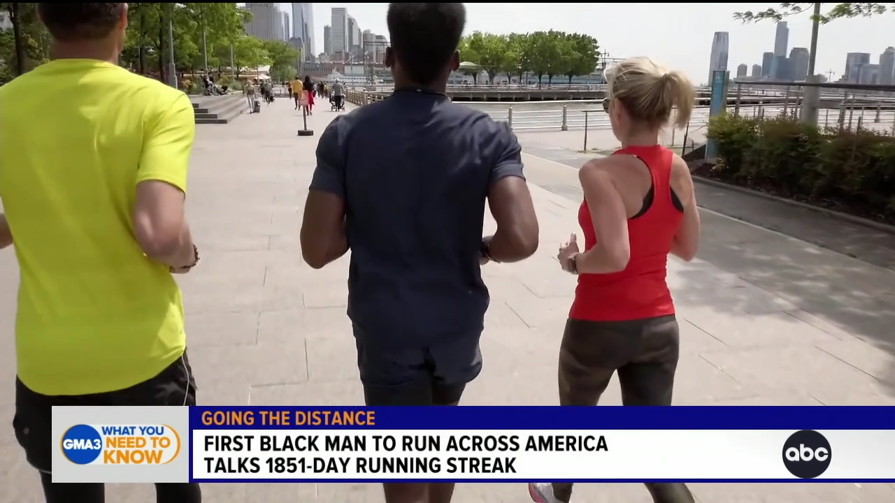 Amy Robach running (6/9/2022) — Newswomen