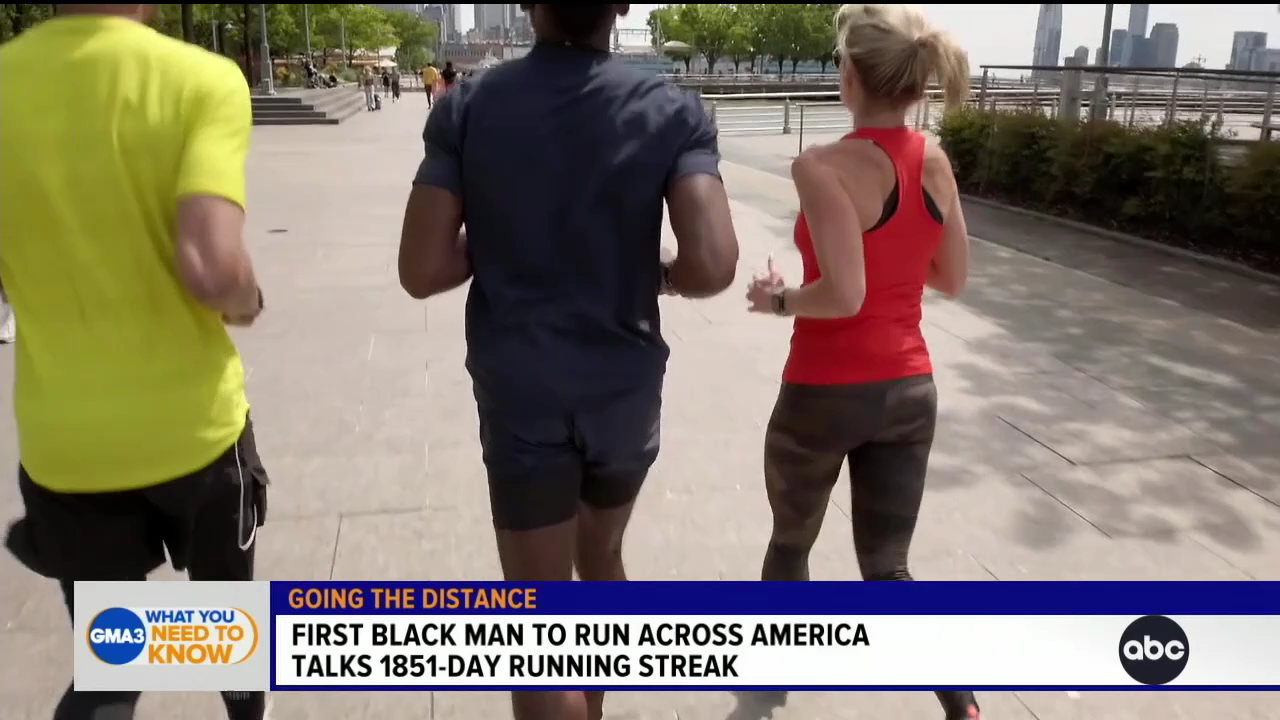 Amy Robach running (6/9/2022) — Newswomen